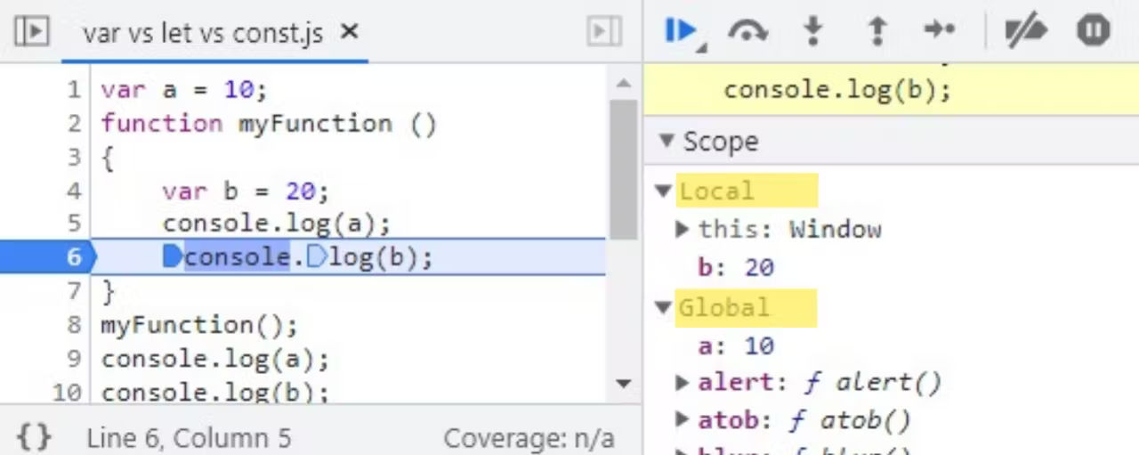 Difference Between Var Let And Const In Javascript Sukriti Kuila Tealfeed