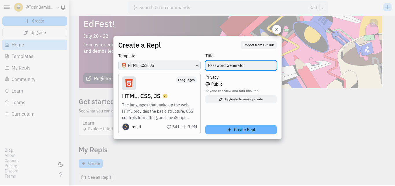 Building with Replit: The Ultimate Cloud-based IDE for all Developers - Tosin Adewale | Tealfeed