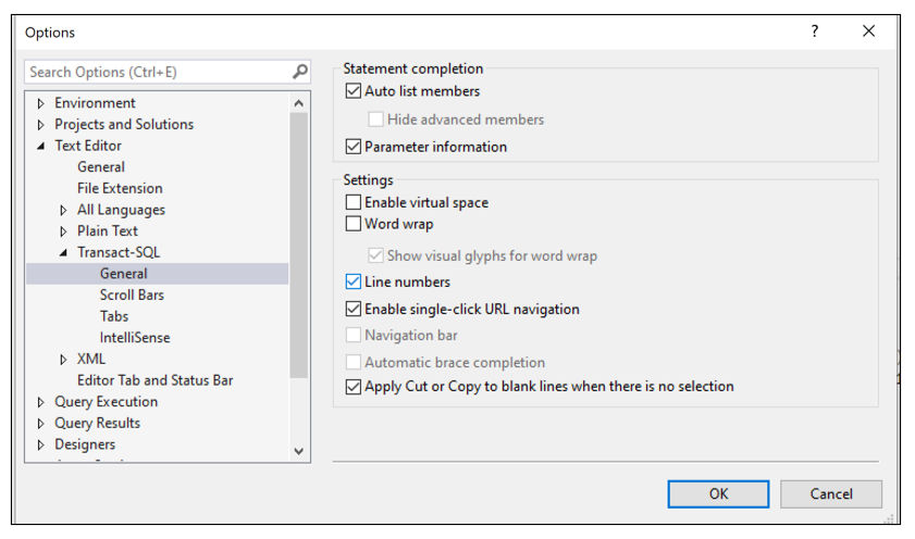 Use Line Numbers in SSMS - Simon Harrison | Tealfeed
