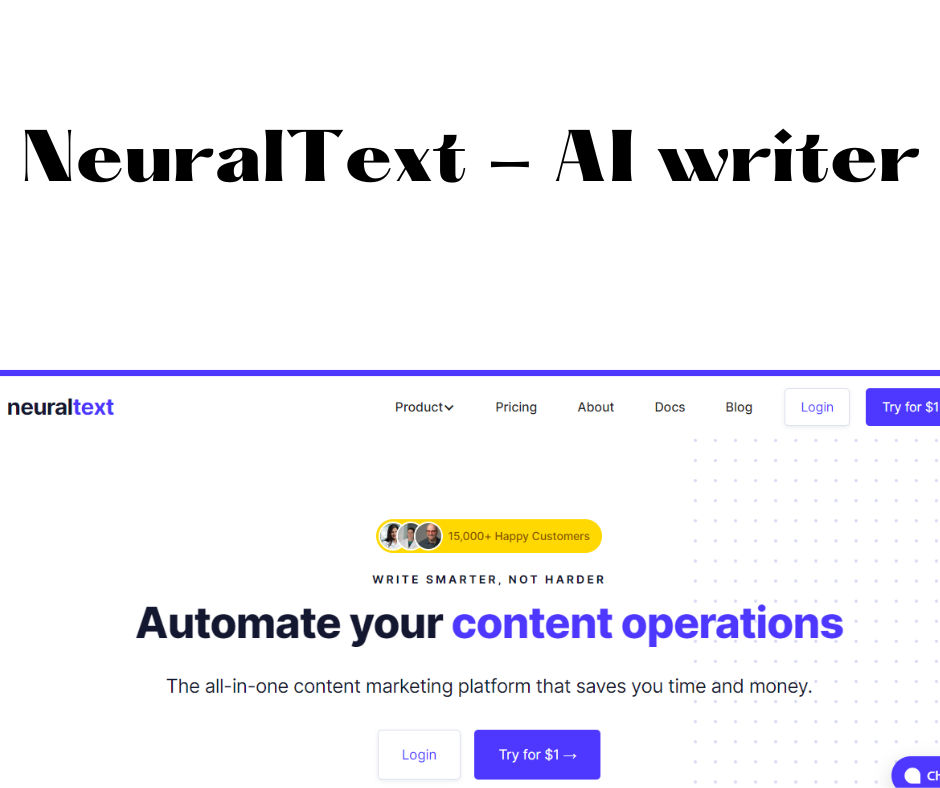 10 AI writing tools that can help you overcome writer's block - Sateesh ...