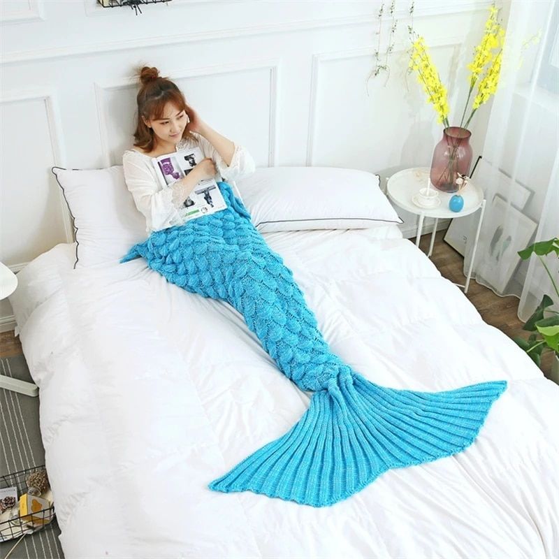 3+ Best Mermaid Tail Blanket For Adults - 9Blanket Company | Tealfeed
