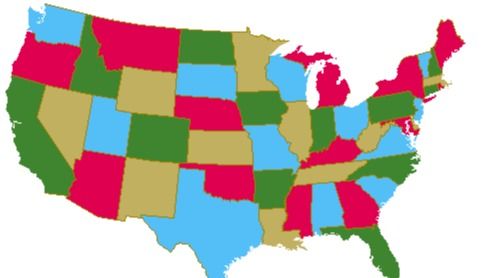 The Four-Color Map Theorem - Areeba Merriam | Tealfeed