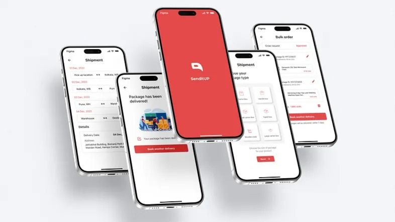 Package Delivery App UX Case Study - Rakshit Bhatt | Tealfeed